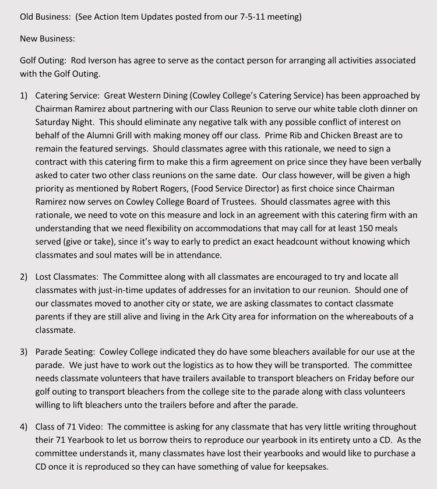 Free Reunion Agenda Templates (Family, College, Friends)