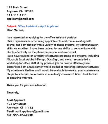 Part-Time Job Cover Letters (22 Free Templates)