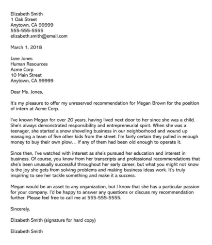 Personal Recommendation Letter for Friend (21 Best Samples)