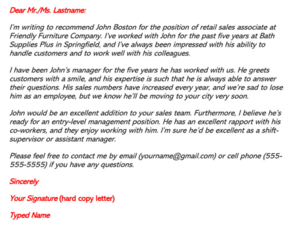 40 Good Examples of Employment Recommendation Letters