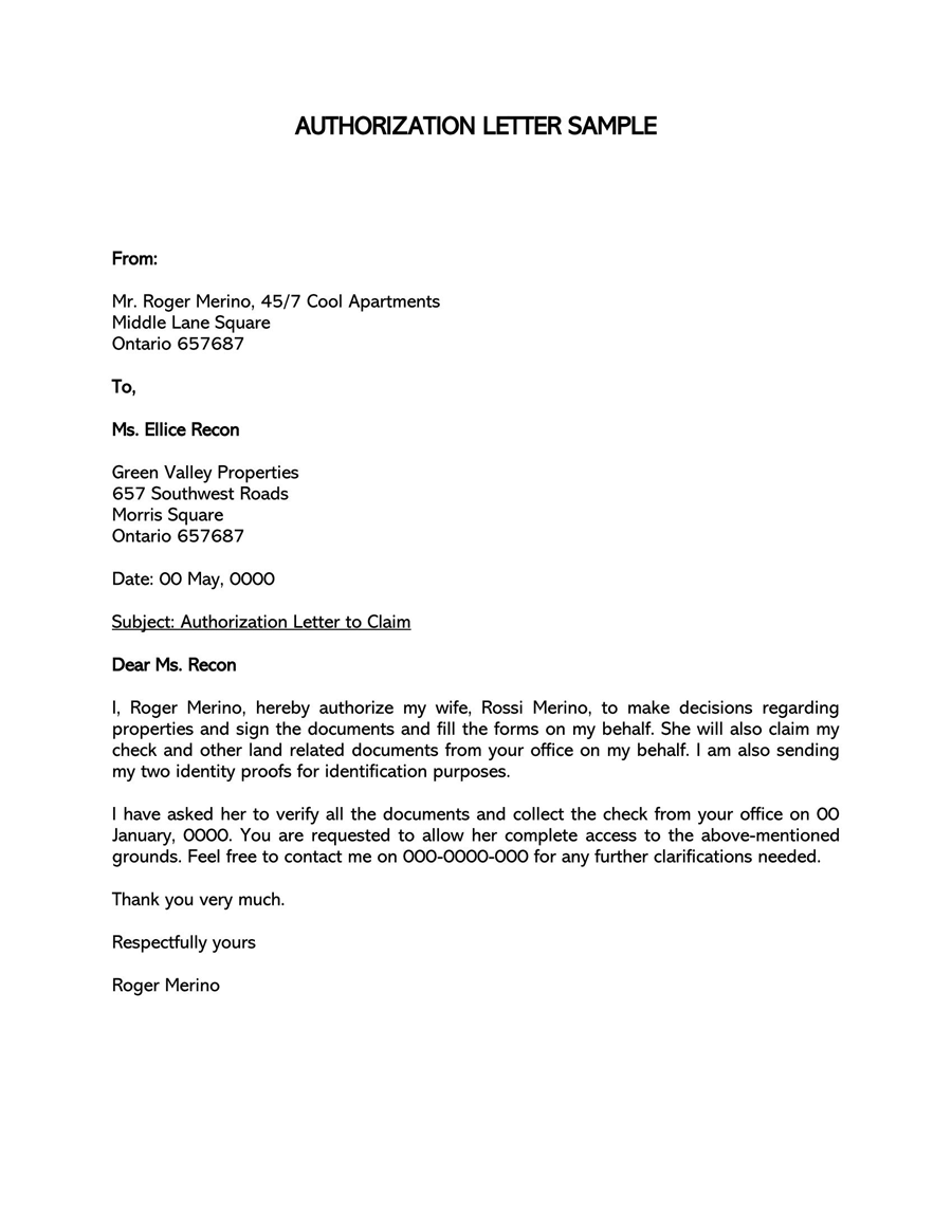 How to Write an Authorization Letter (Format, Sample Letters)