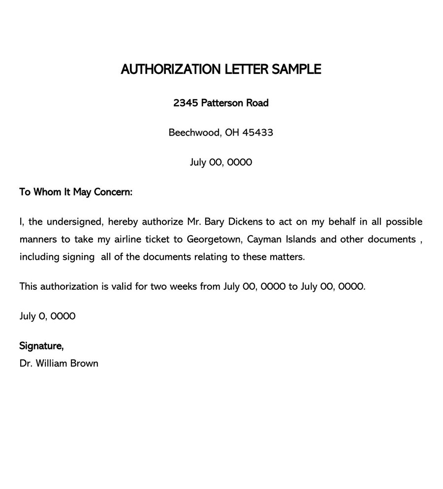 How to Write an Authorization Letter (Format, Sample Letters)