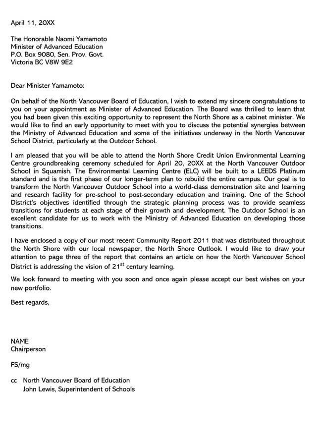 Letter of Congratulations for Accomplishments (Samples)