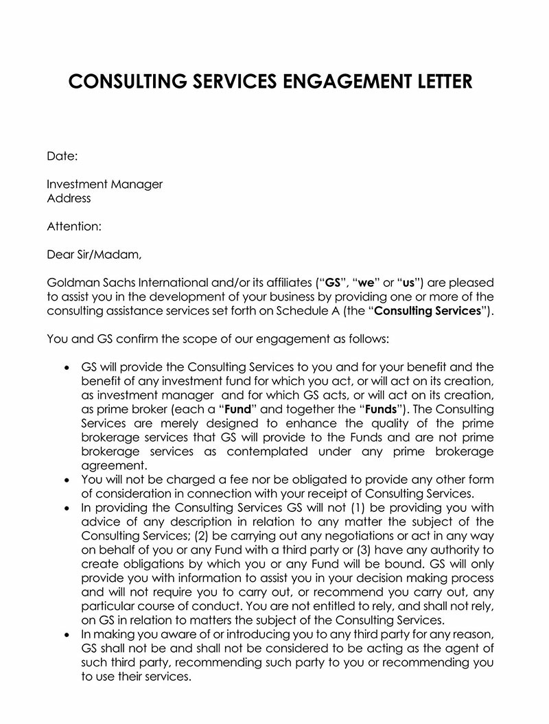 Engagement Letter Templates (writing guide and samples)