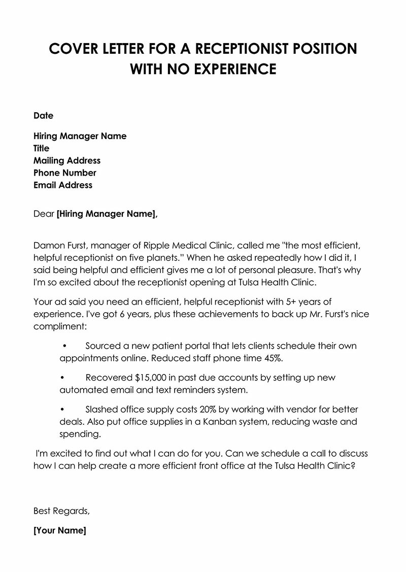 Entry Level Cover letter: How to Write (10 Best Examples)