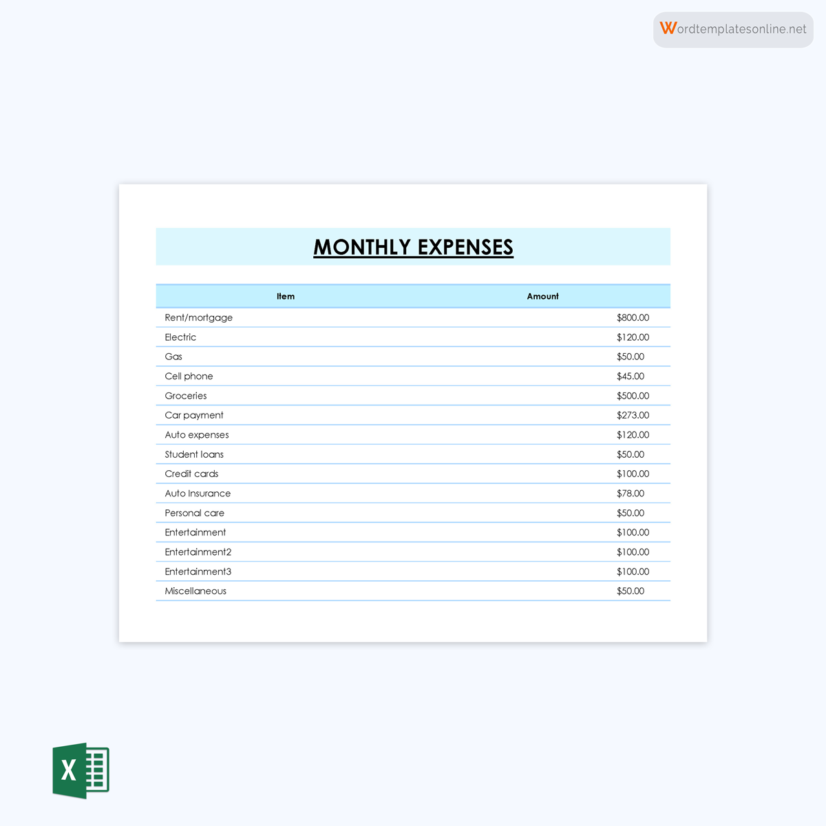 15 Free Household Budget Worksheets (Excel) - Easy Budgets
