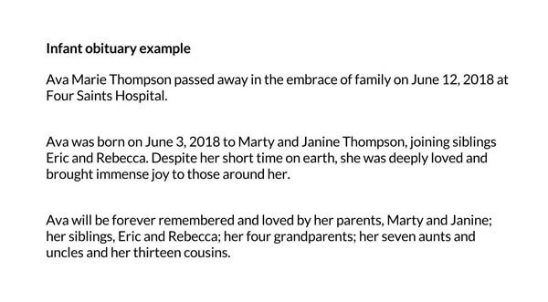 40+ Free Obituary Templates | How to Write (with Samples)
