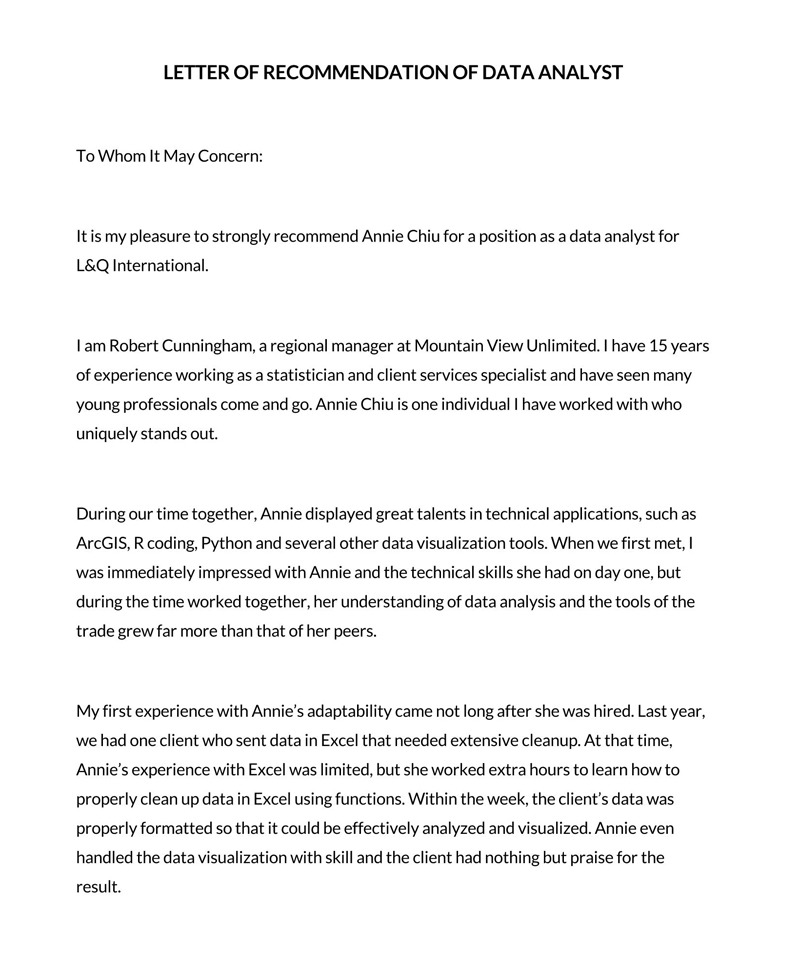 50 Free Letter of Recommendation Templates (Word | PDF)