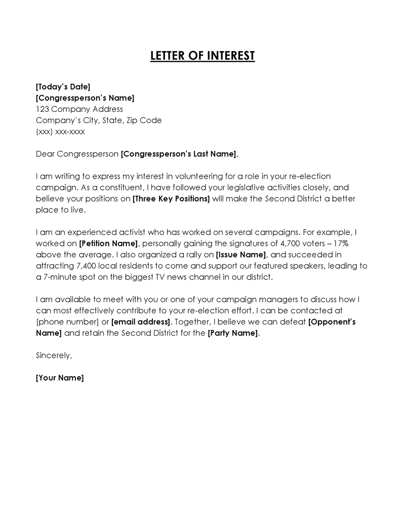 How to Write a Letter of Interest (38 Samples and Examples)