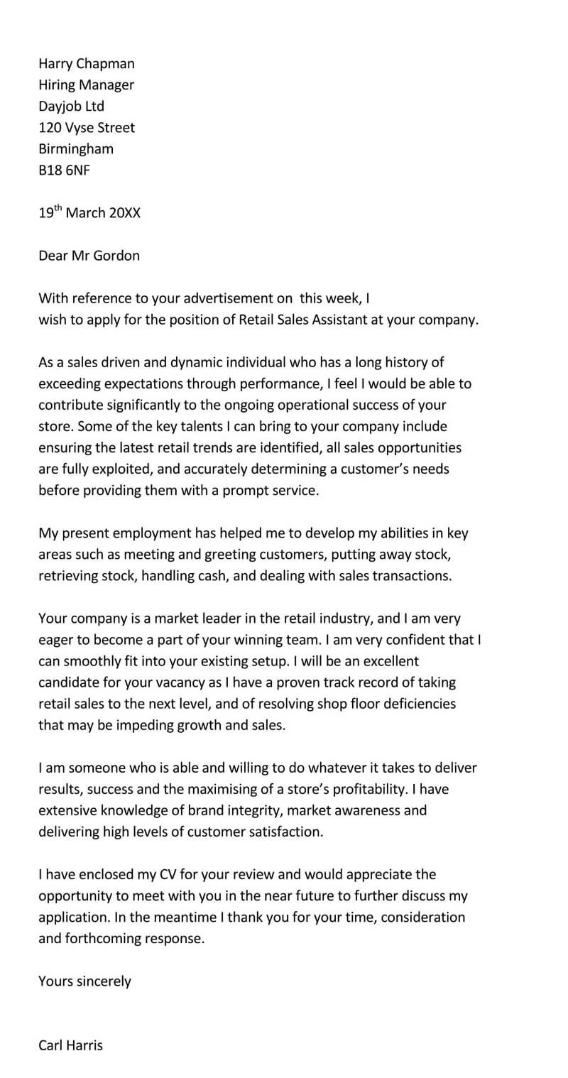 Best Sales Cover Letter Examples [How to Write] FREE Templates