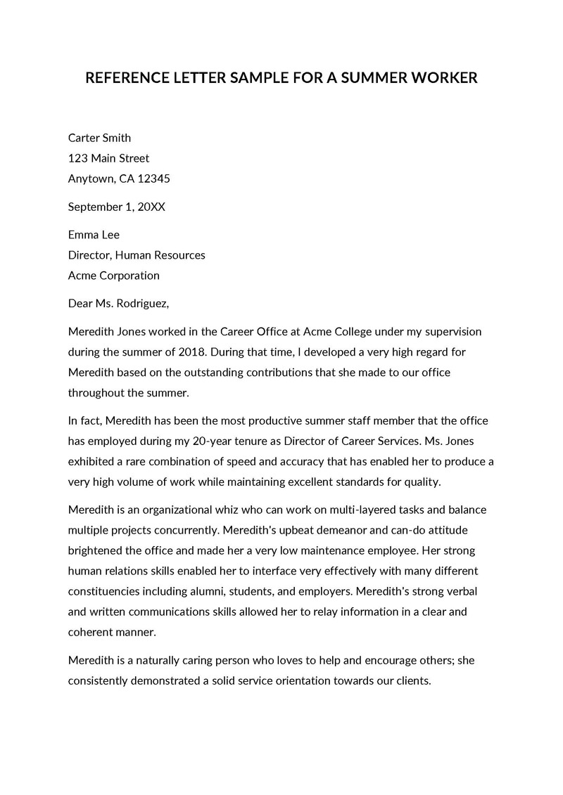 30 Best Reference Letter Examples [Guide & Writing Tips]